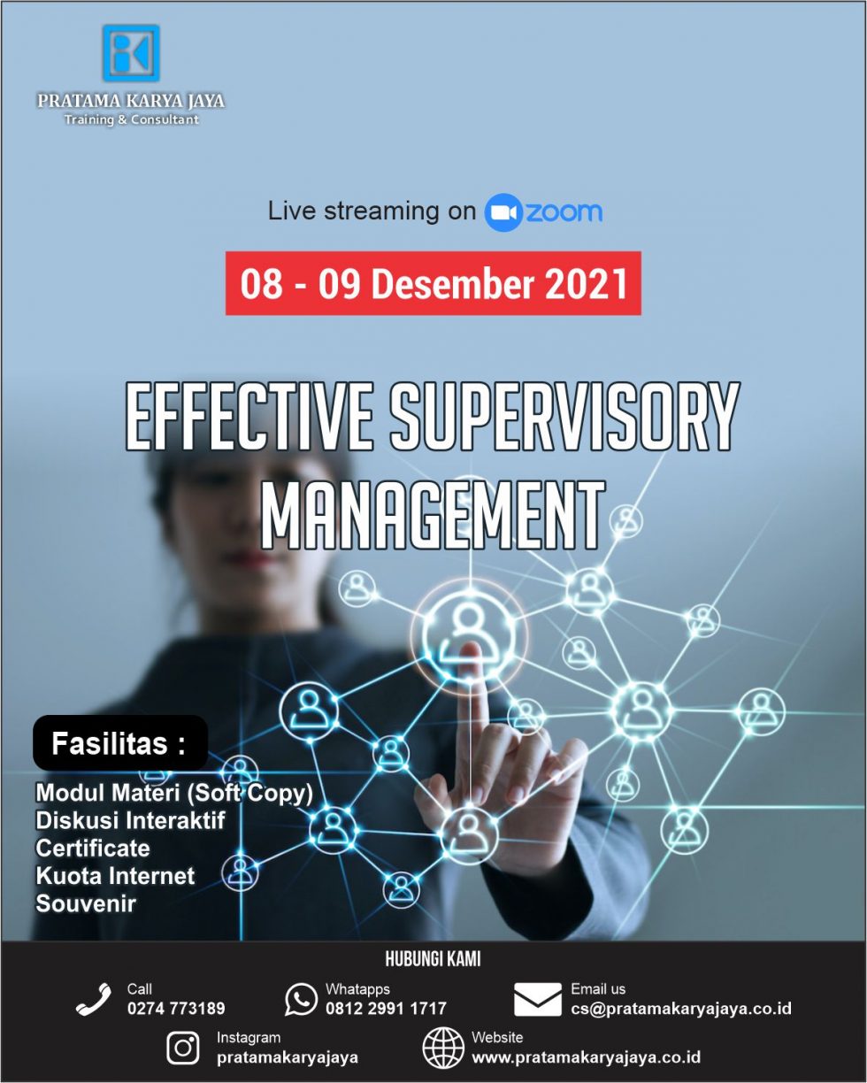Effective Supervisory Management | Pratama Karya Jaya